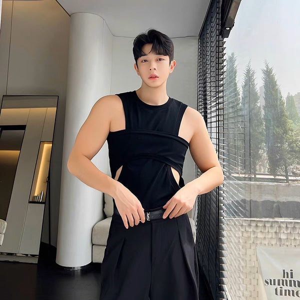 IRREGULAR SUMMER KOREAN TANK TOP – Kamasstudio